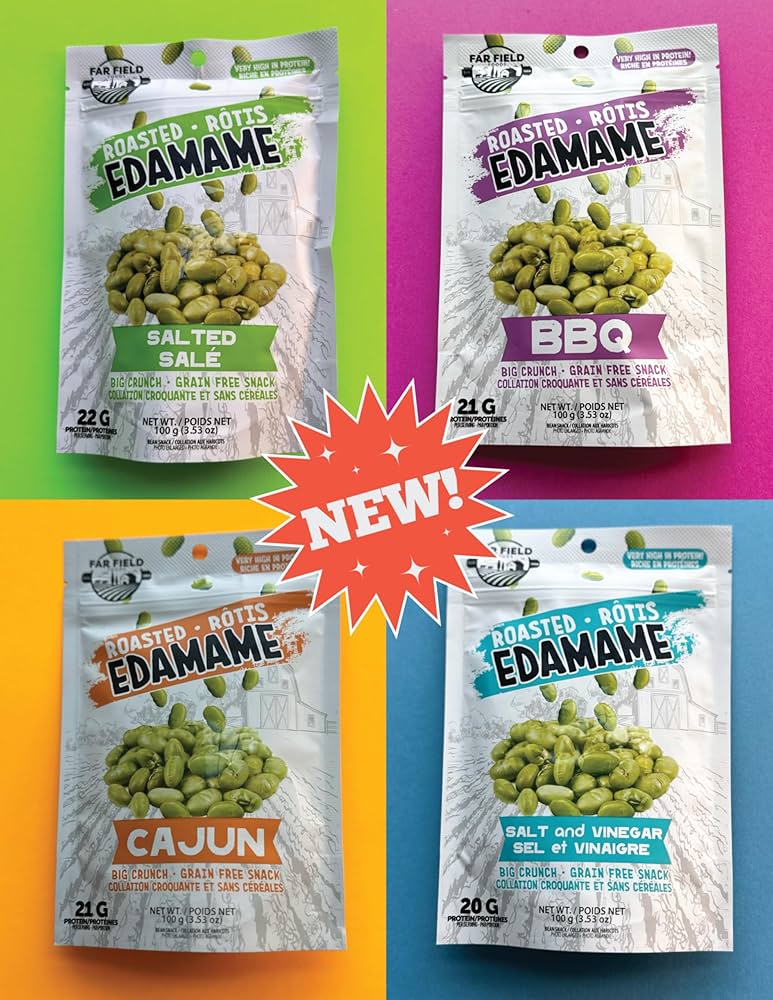 ROASTED EDAMAME - FAR FIELD 100G – J&W Meal Butler